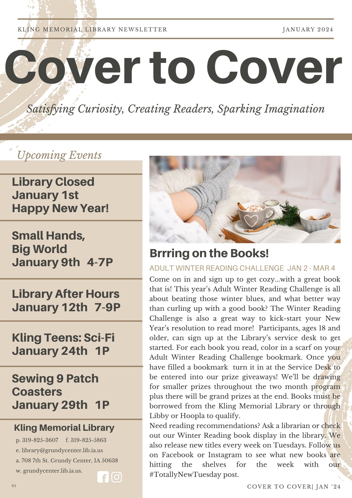 Library Newsletter :: Kling Memorial Library